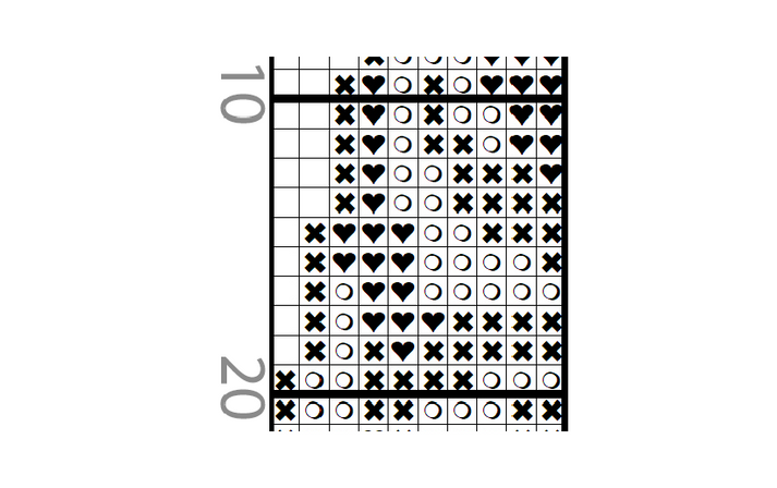 Kumadori Mask - Japanese Mask - Kabuki Makeup - Cross Stitch Pattern ...