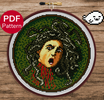 Medusa - Caravaggio - Cross Stitch Pattern – Harp Seal Crafts