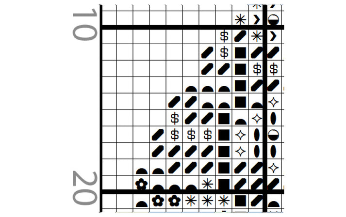 Mini Starry Night - Cross Stitch Pattern – Harp Seal Crafts